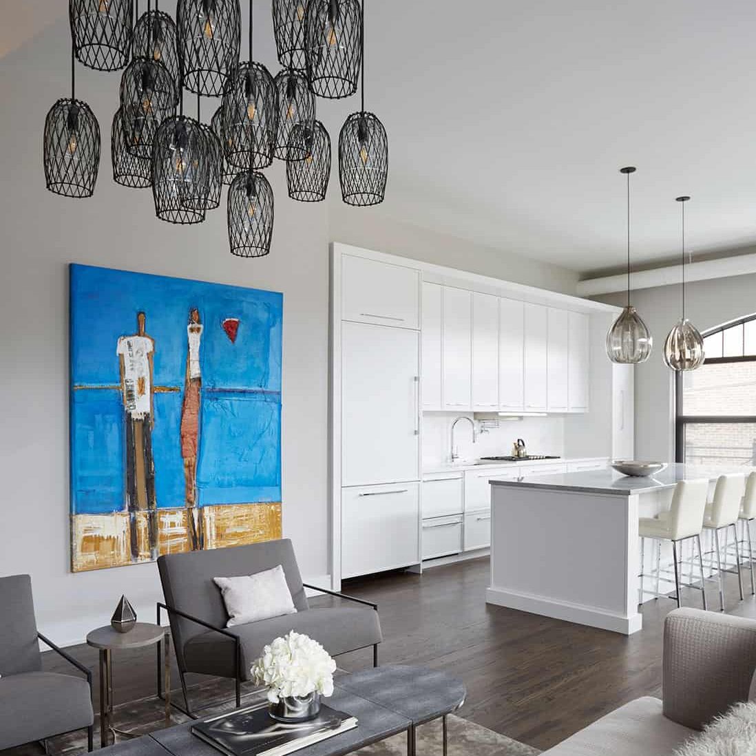 Complete Home Remodel of Lincoln Park Loft Space by Orren Pickell