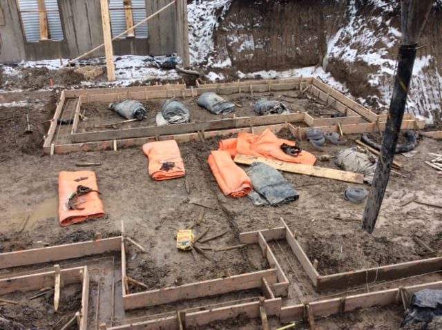 Ground Breaking at the Urban Family Farmhouse in Kenilworth IL