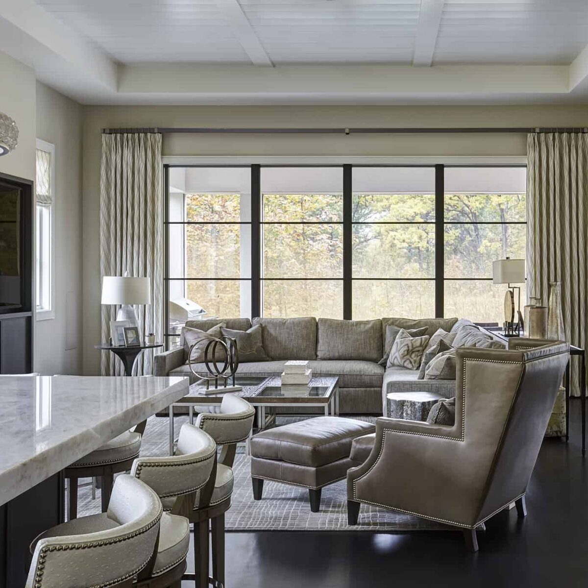 Suburban Contemporary New Construction by Orren Pickell Building Group