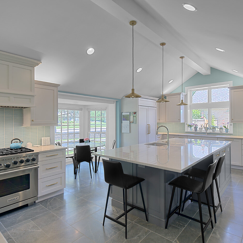 Colorful Lake Forest Kitchen Remodel | Orren Pickell Building Group